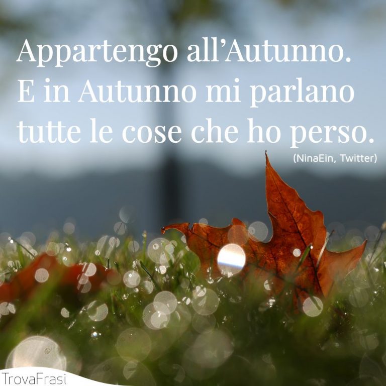 Frasi sull'autunno, quando l'estate ci lascia - TrovaFrasi