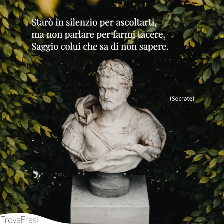 Le frasi su Socrate: vita e idee del famoso filosofo - TrovaFrasi